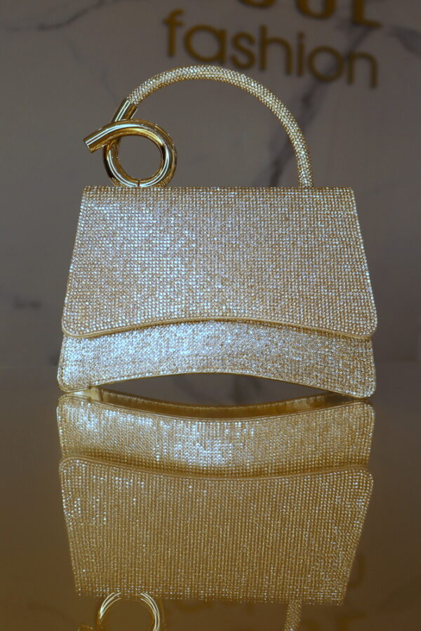 Icon arany köves clutch - Coolfashion.hu