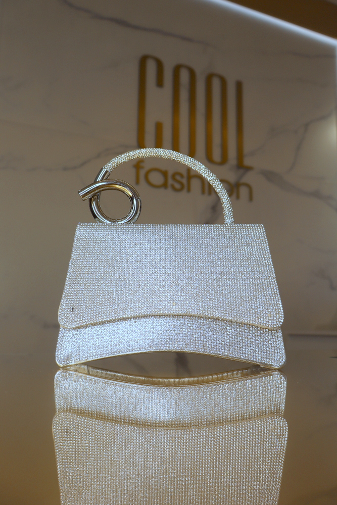 Icon arany köves clutch - Coolfashion.hu